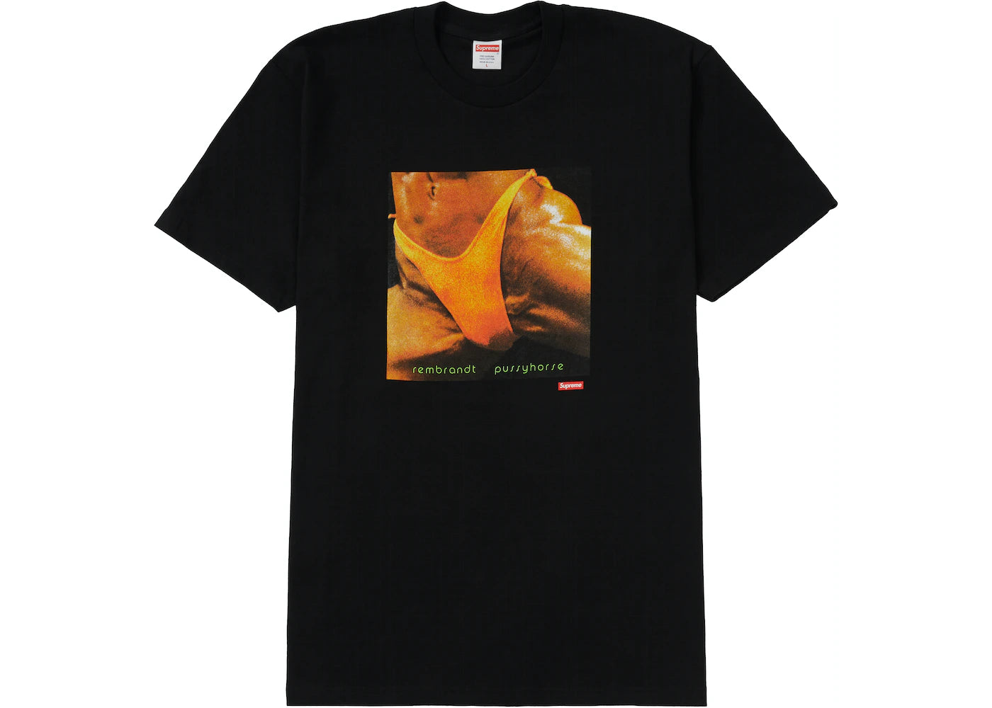 Supreme Butthole Surfers Rembrandt Pussyhorse Tee Black – Mood Toronto