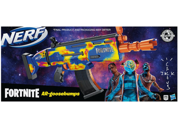 Travis Scott Cactus Jack Fortnite AR-Goosebumps Nerf Elite Dart Blaste ...